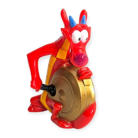 Disney | Toys | Mulan Vintage 998 Disney Toy Figurine Mushu With Gong ...